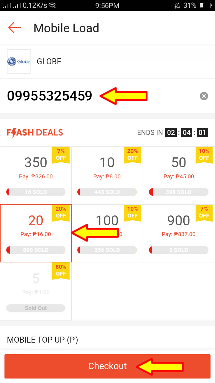 How to Buy Smart/TNT/Sun, Globe/TM Load using ShopeePay Wallet Get Big ...