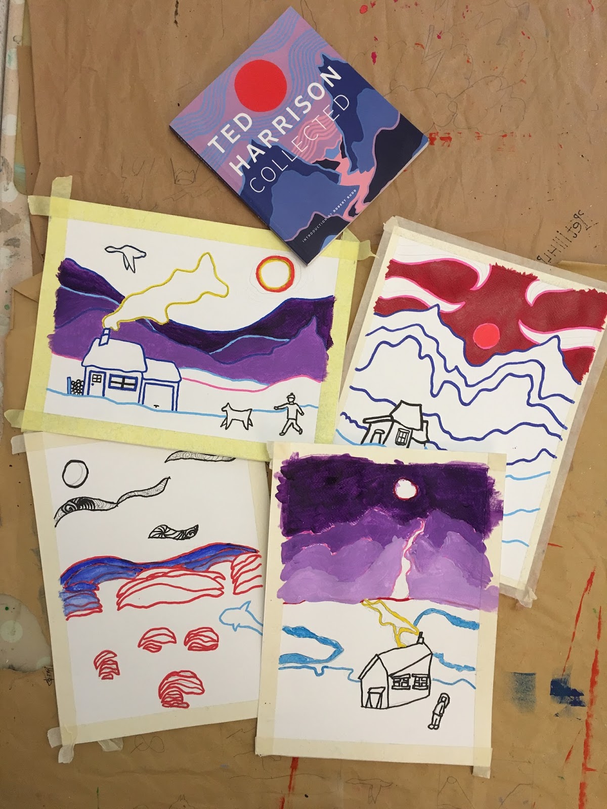 Art Room Britt: Ted Harrison Canadian Landscapes