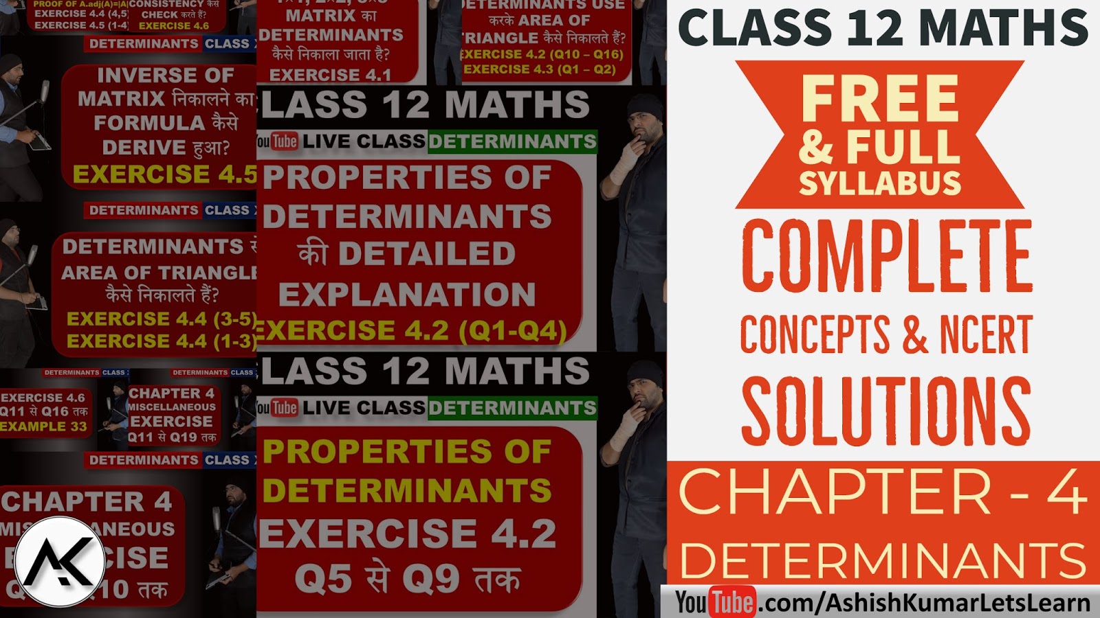 Determinants Class 12 Maths NCERT Solutions