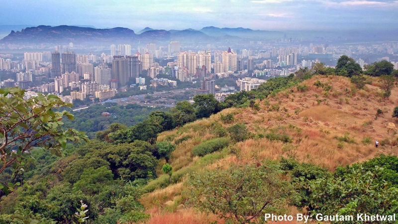 Thane - The Lake City: Thane City Aerial View From Yeoor Hills