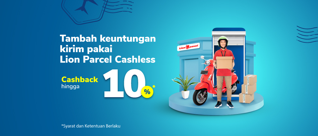 Kirim Orderan Pakai Lion Parcel Bisa Dapat Cashback 10% di Tokopedia
