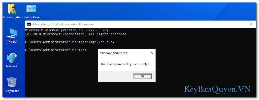 Hướng dẫn nhập key bản quyền Windows Server 2019 Standard và Datacenter.