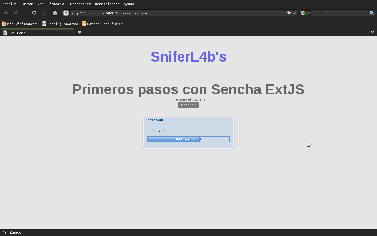 [Sencha]Instalando Ext JS 4 conociendo un poco el framework – Snifer@L4b's
