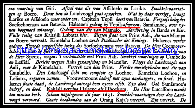Mamala-Amalatu: Pengorbanan Halaene sang Raja Mamala Untuk Tanah Hitu ...
