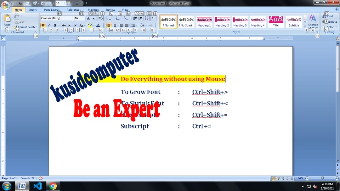 Ms-Word Shortcut Keys Download PDF file