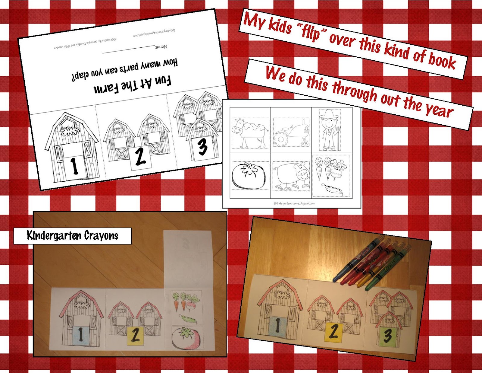 Kindergarten Crayons: Flipping Over Flip Books!