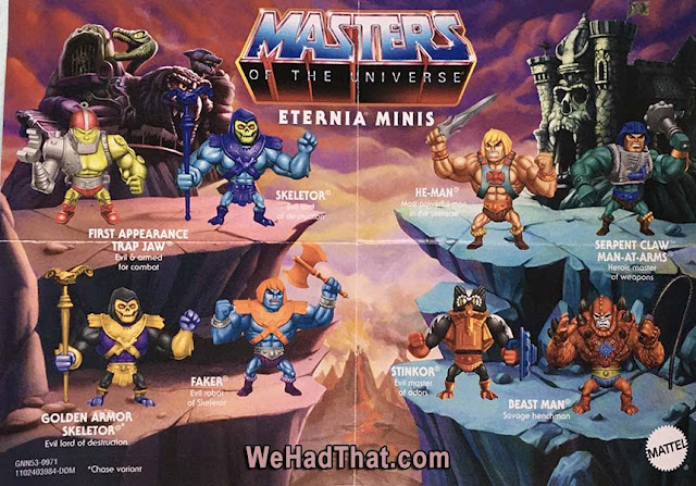 MOTU Eternia Minis Review and Package Codes series 1 & 2 (Mattel, 2020)