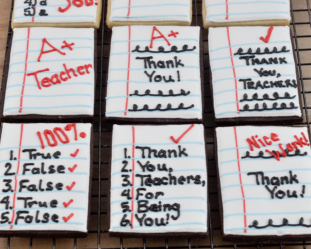 Beki Cook's Cake Blog: Teacher Appreciation Cookies