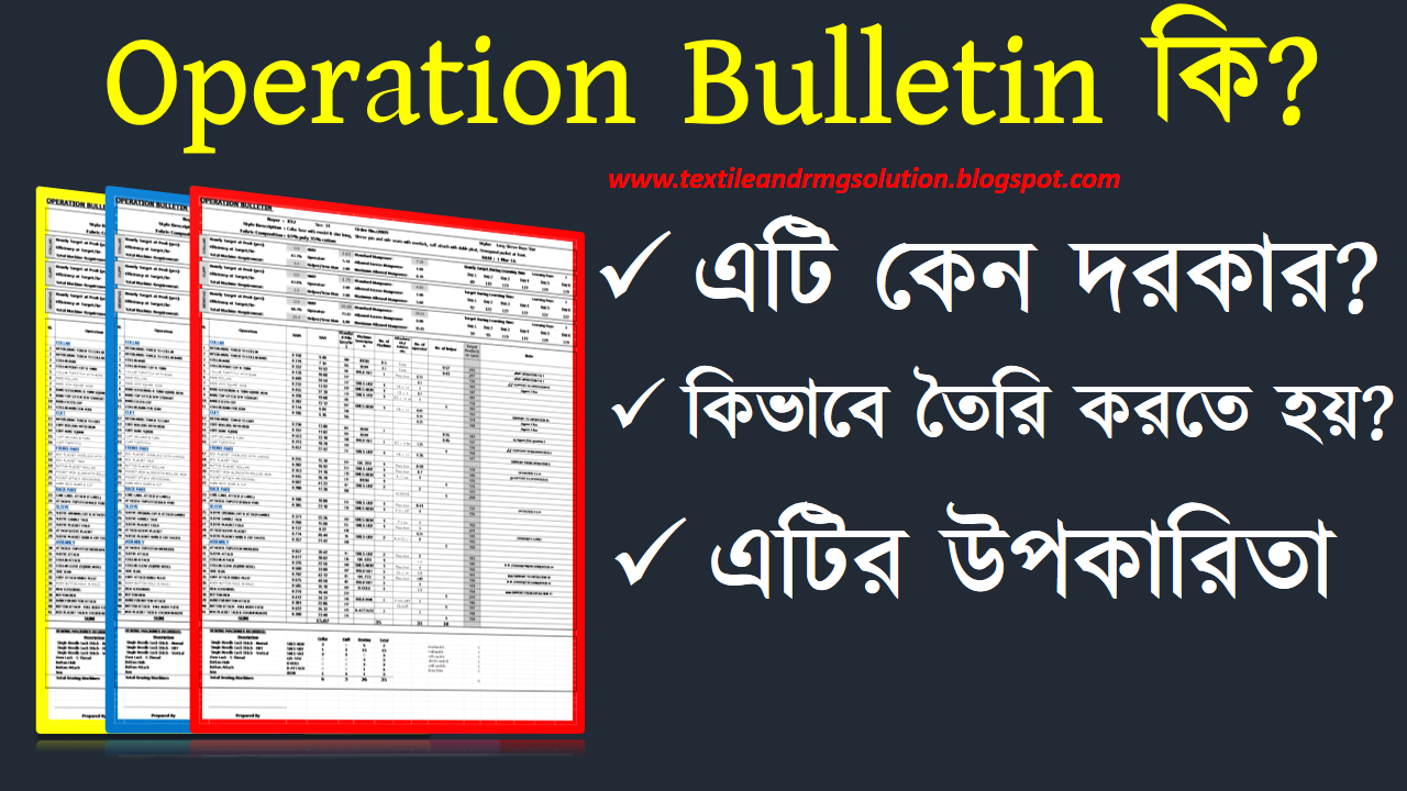 What is Operation Bulletin? | How to prepare an Operation Bulletin for ...
