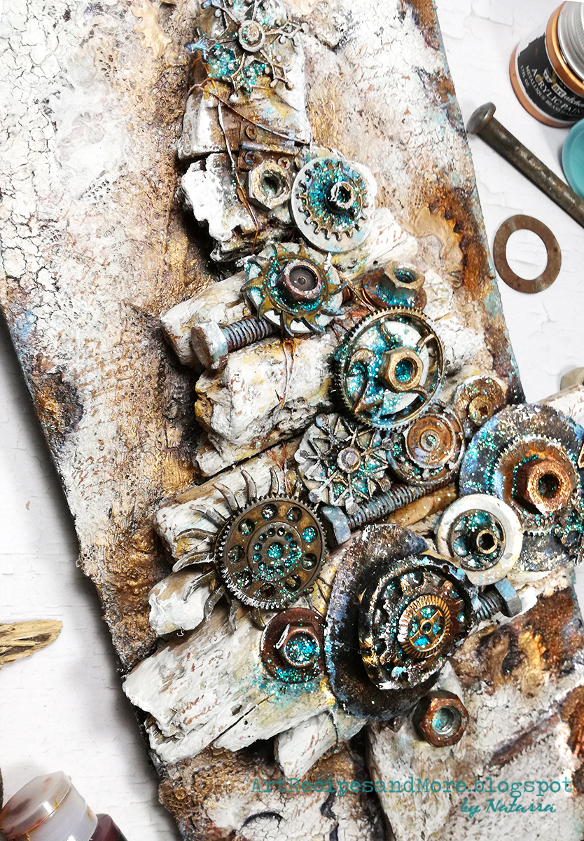 Art Recipes and More: Mechanical Junk Tree