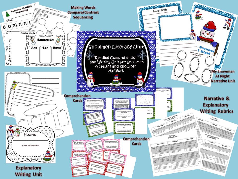 Picture Books-Snowmen at Night - Conversations in Literacy