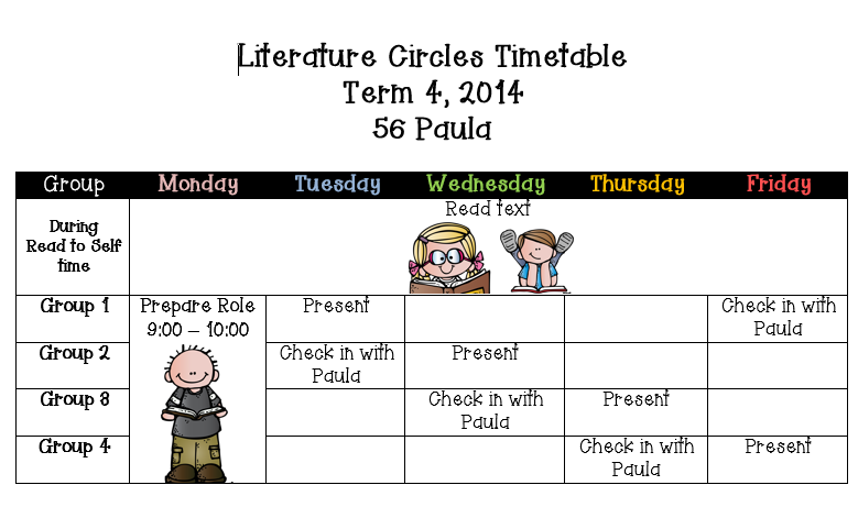 Paula's Place Teaching Resources: Literature Circles