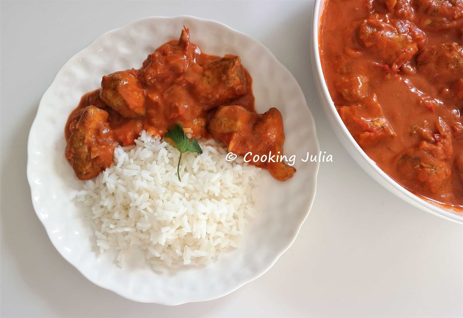 Cooking Julia Poulet Tikka Massala