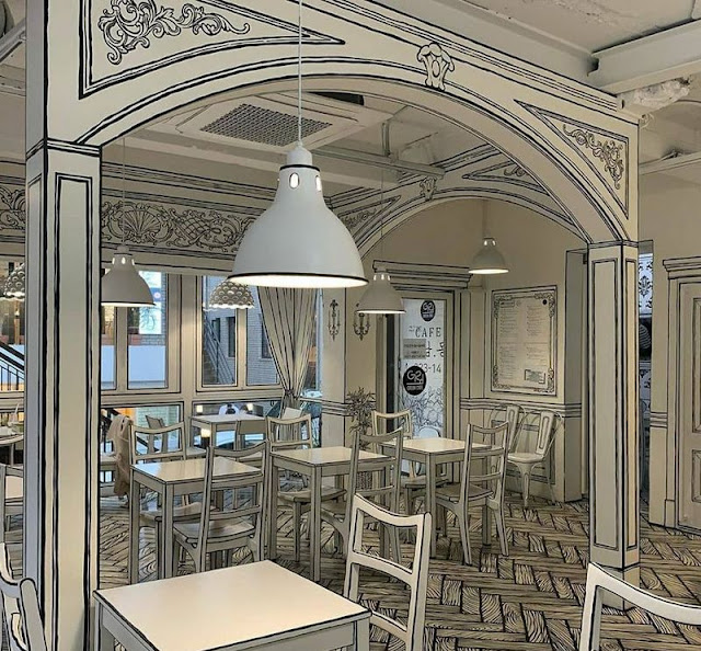 Το Cafe που μοιάζει με σκηνικό κινουμένων σχεδίων | SOULOUPOSETO