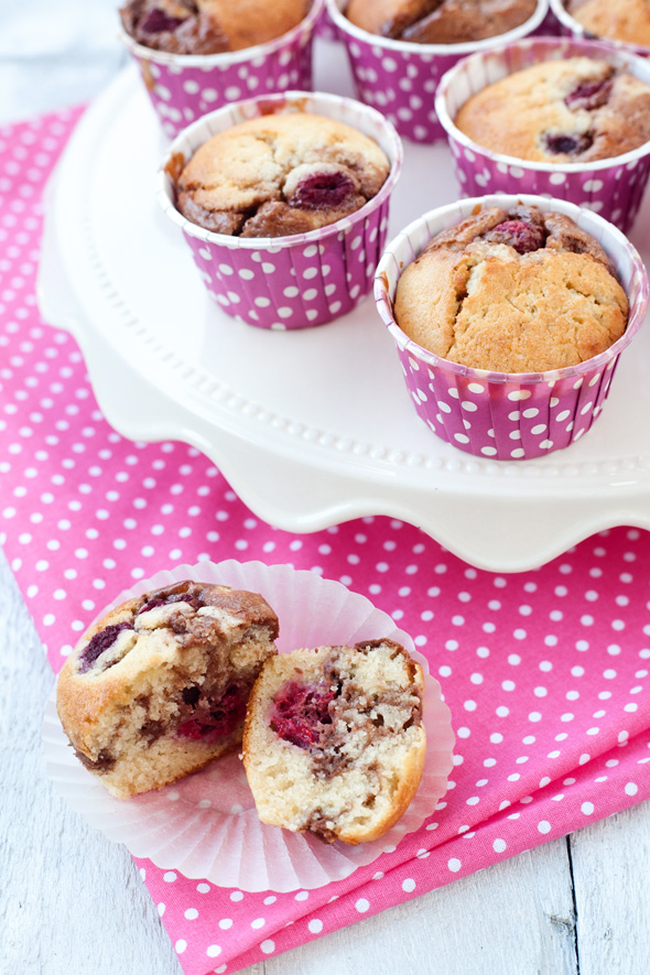 Milka toorjuustu ning vaarikatega muffinid - Kodukokad.eeKodukokad.ee