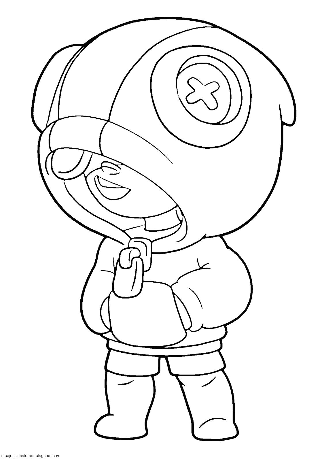 Dibujos Sin Colorear Dibujos De Brawl Stars Para Colorear