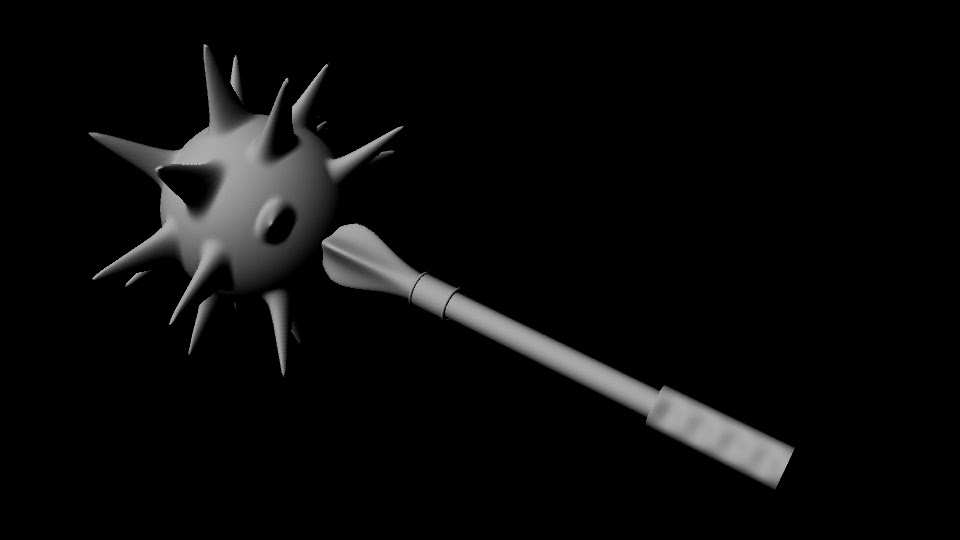 Garrett Melton: Medieval Mace Model Using NURBS Primitives