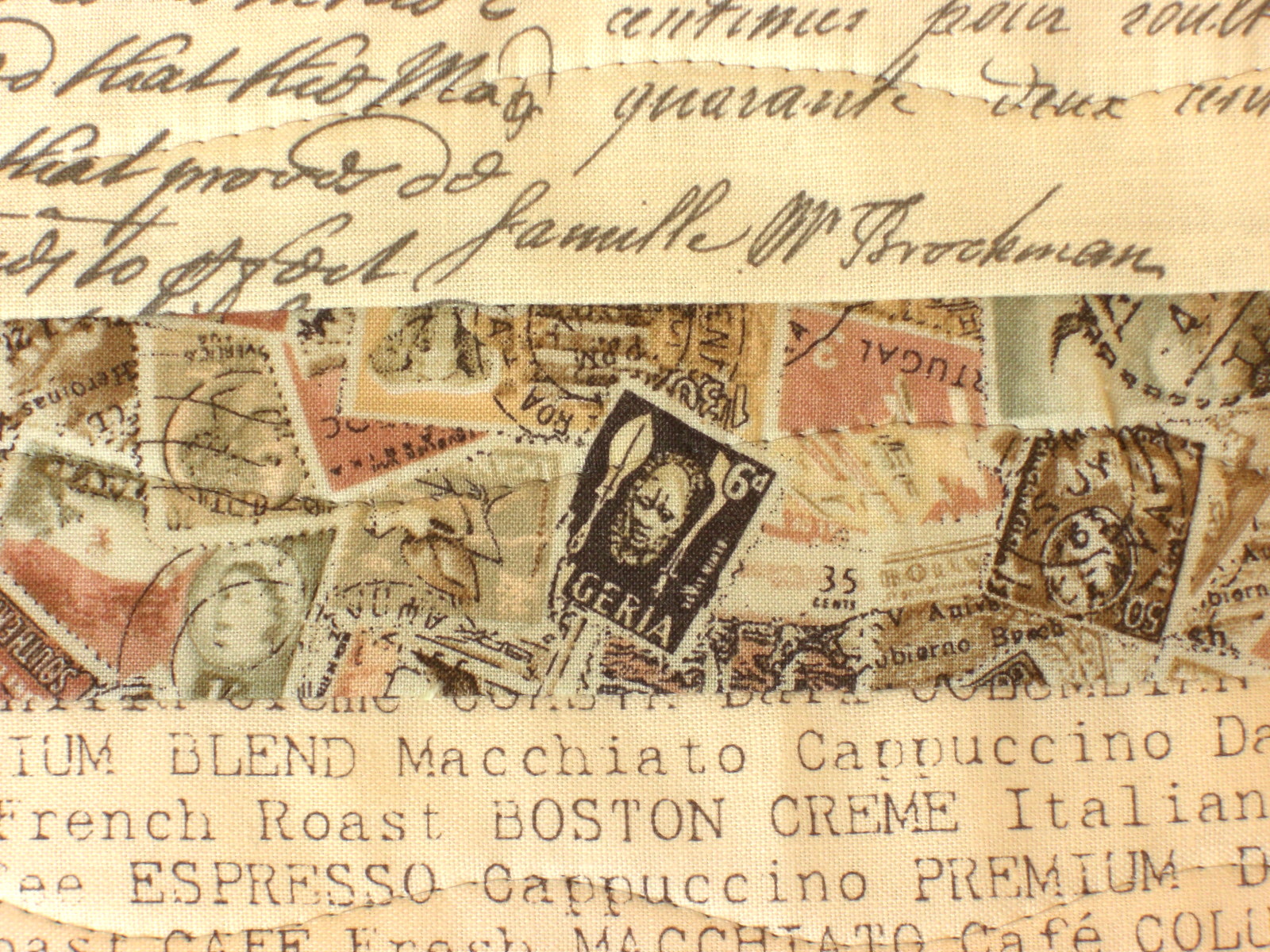 Karen Griska Quilts: Writer's Quilt With Kanji