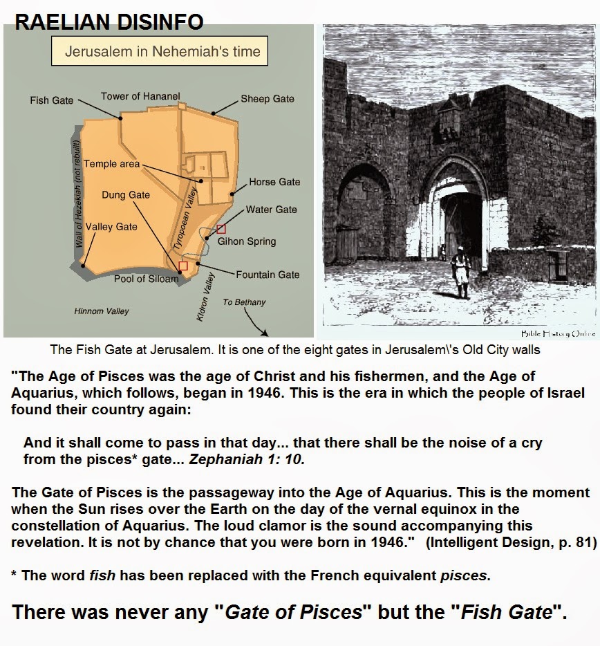 Raelian "TRUTH": Raelism vs. Science: Astrological References