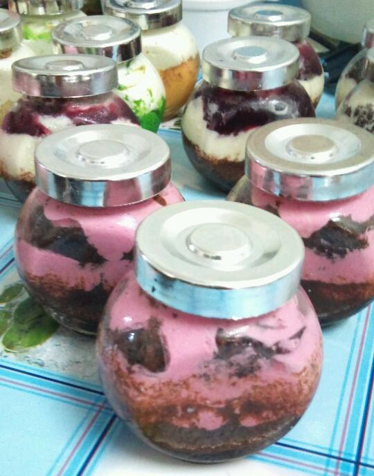 nyum nyum: CAKE IN JAR & KEK DALAM BEKAS
