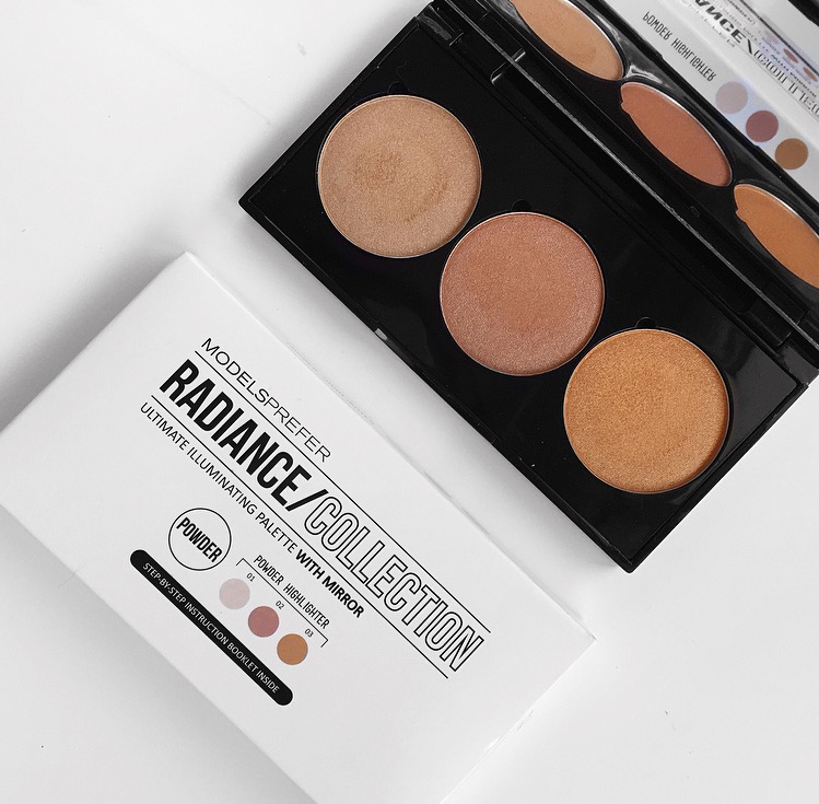 scappycake: Models Prefer Radiance Illuminating Palette swatches!