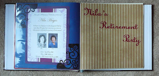 Krystena's Krafts: Retirement Scrapbook