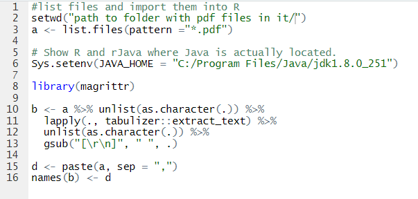 Getting past the two column PDF to extract text into RQDA: Literature ...