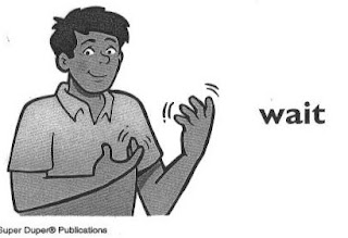 HearMyHands ASL: Sign: WAIT for What's the Sign Wednesday!