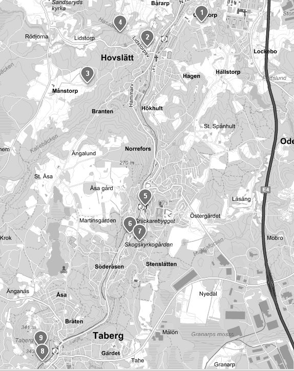 Szwecja Wirtualna: Wycieczka na górę Taberg