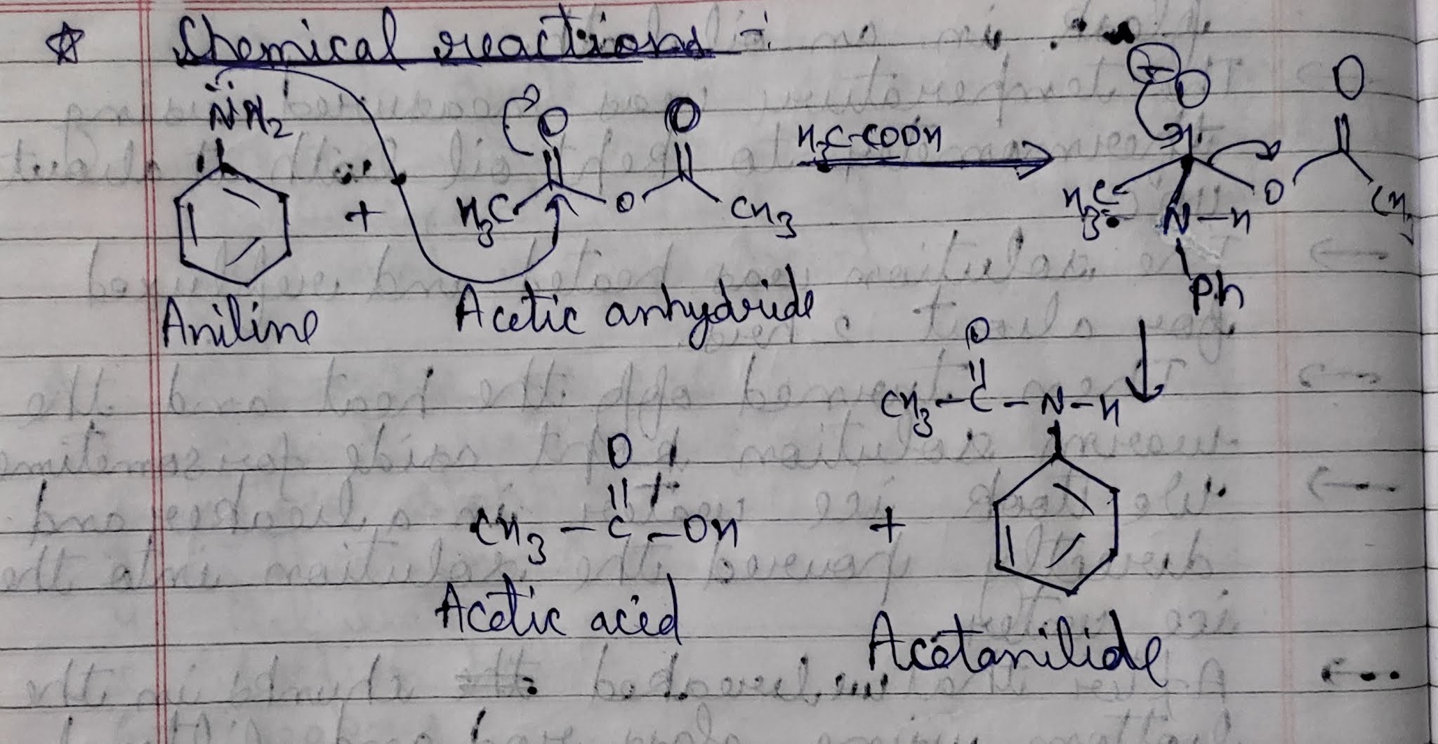 How to synthesize acetanilide from aniline and acetic acid- acetic ...