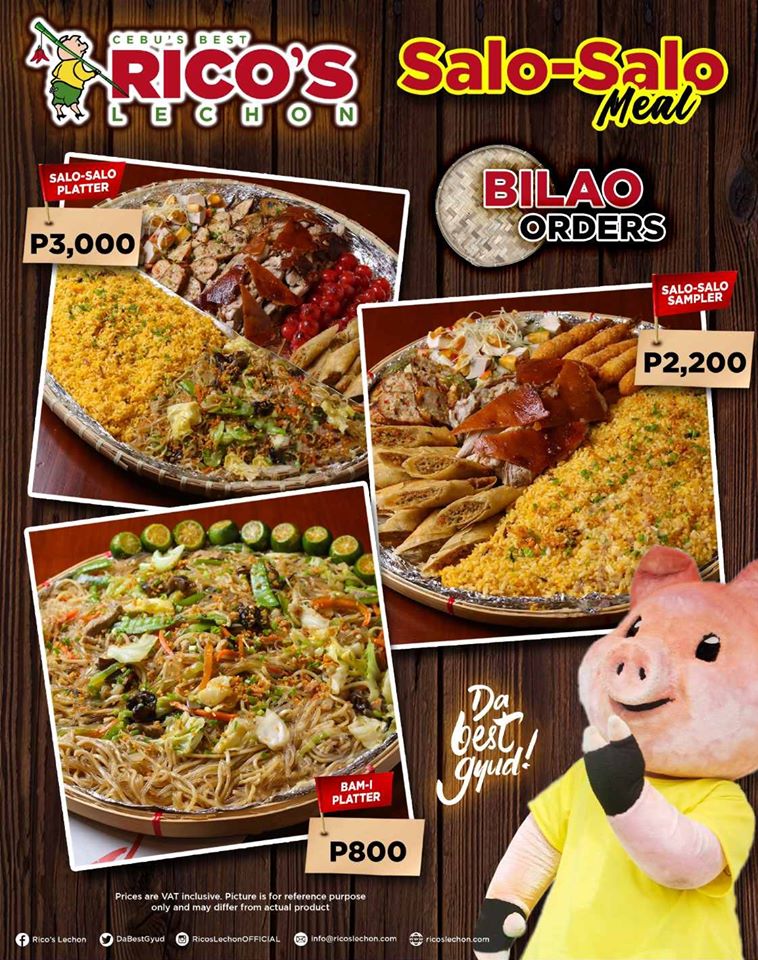 Manila Shopper: Order Rico's Lechon & Frozen Food Packs for Delivery or ...