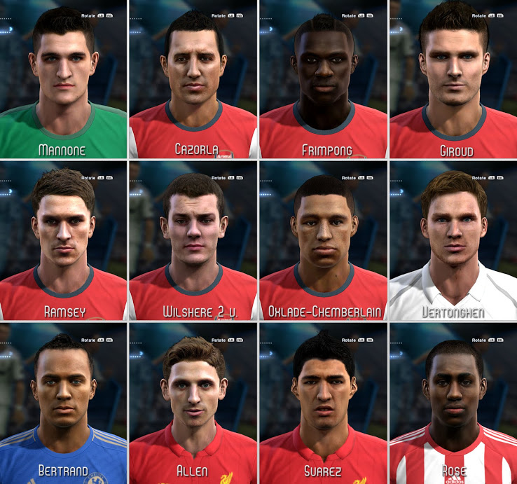 Meu PRO EVOLUTION SOCCER: PREMIER LEAGUE FACEPACK