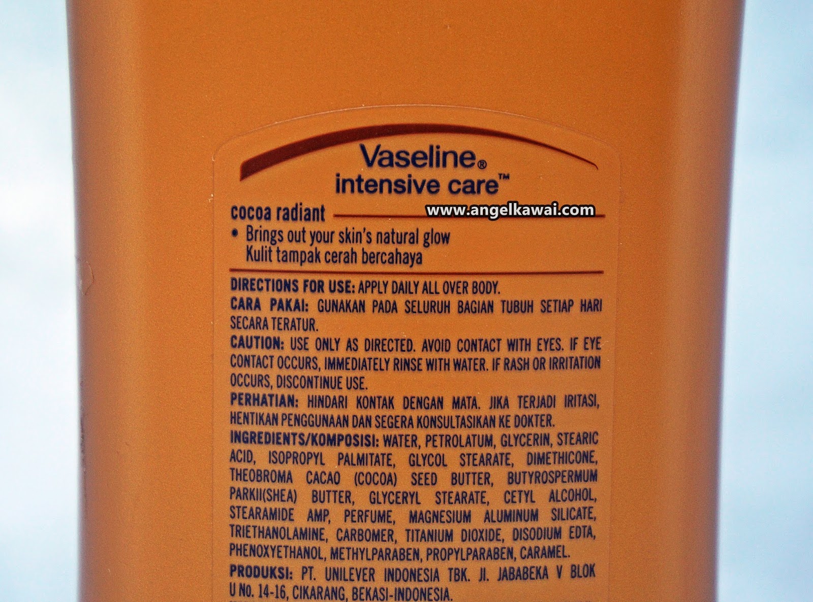 Angelkawai's Diary: VASELINE Healthy White Perfect 10 dan Intensive ...