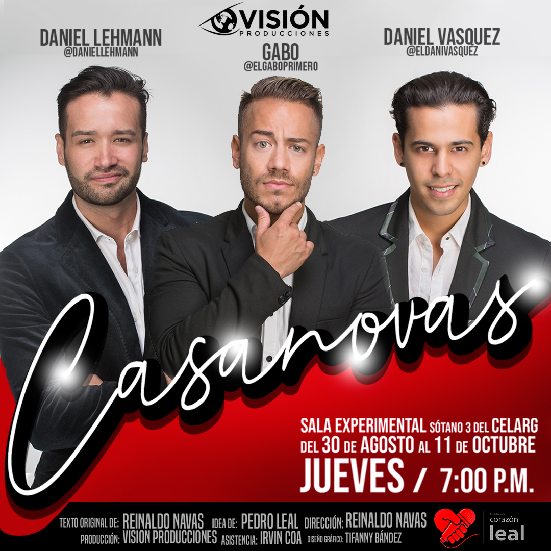 Tercera temporada de CASANOVAS regresa a la Casa Rómulo Gallegos