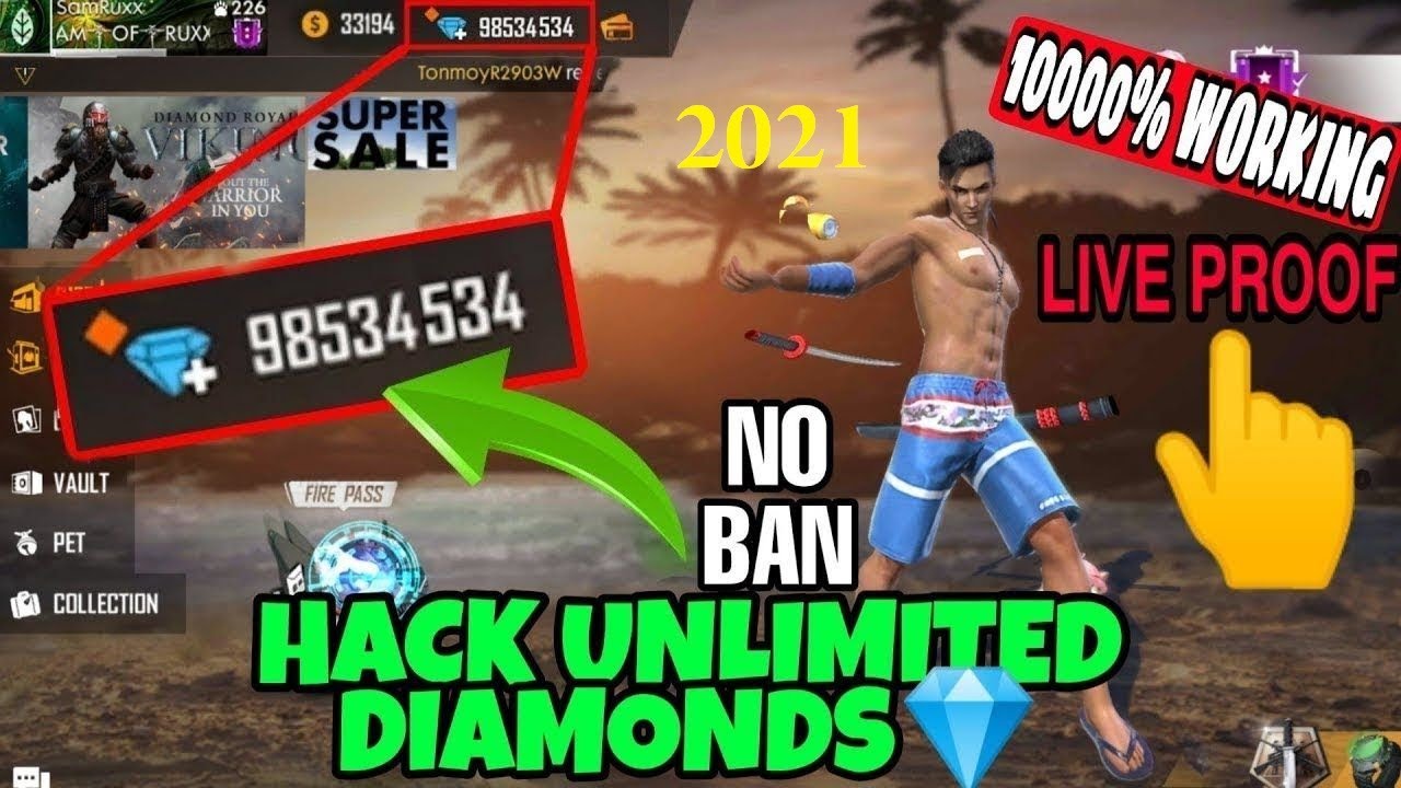 Free fire hack coins and diamonds generator free unlimited working in 2021