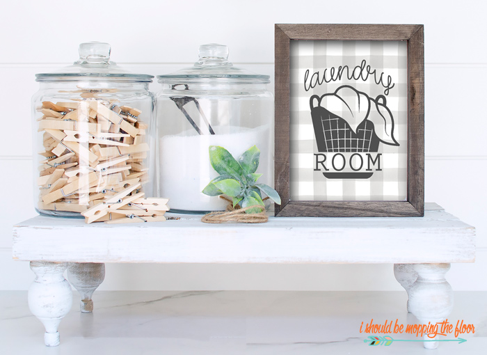 3 Free Laundry Room Printables | i should be mopping the floor