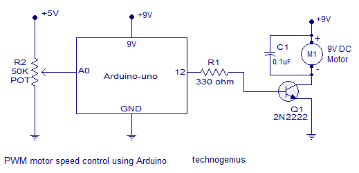 Pwm Control Using Arduino Learn To Control Dc Motor Speed And Led 2013