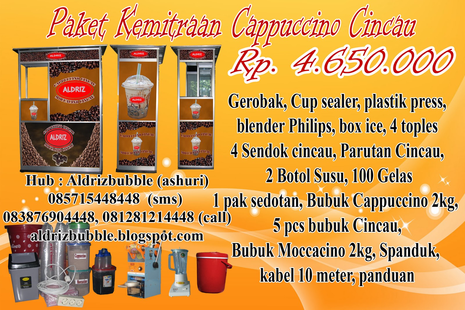 Paket Kemitraan Bubble Drink & Cappucino cincau: Paket Kemitraan Bubble ...