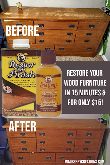 mimiberry creations: Restore your Wood Furniture in 15 Minutes and for ...