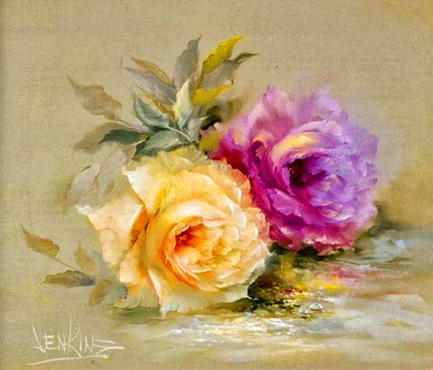 El arte es su máxima expresión : Cuadros: Pinturas de Flores