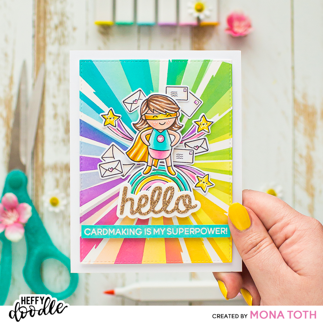[VIDEO] Cute comics inspired superhero card - Cardmaking Ideas with ...