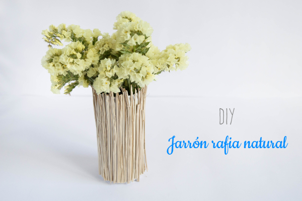 DIY: Jarrón de rafia natural | Manualidades