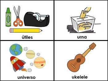 Palabras con la letra u | Material para maestros, Planeaciones ...