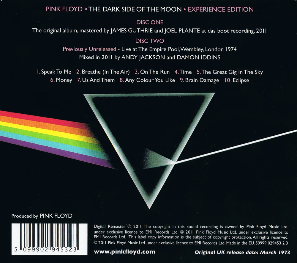 The Rock Remains The Same: Pink Floyd TDSOTM remastered 2011 and TDSOTM ...