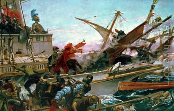 Famous Paintings and Arts: Filipino Painter Juan Luna - The Battle of ...
