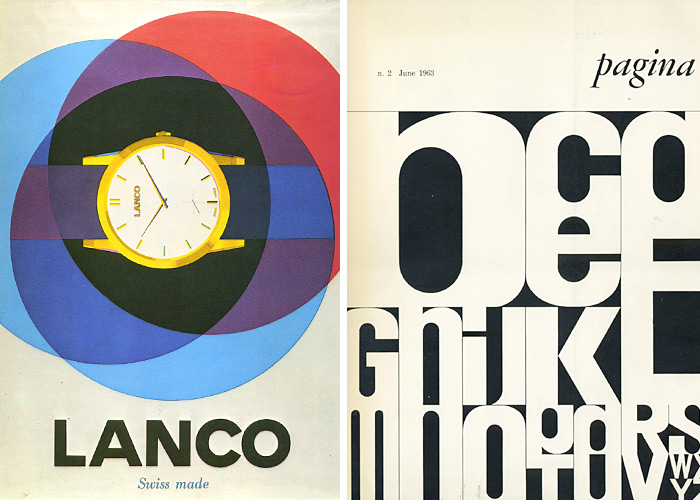Flyer Goodness: Modernist Design by Bob Noorda