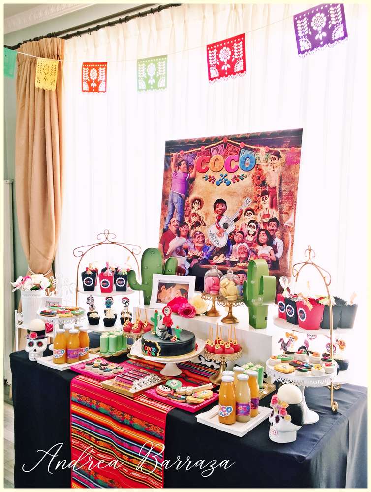 Ideas de decoración para fiesta Coco