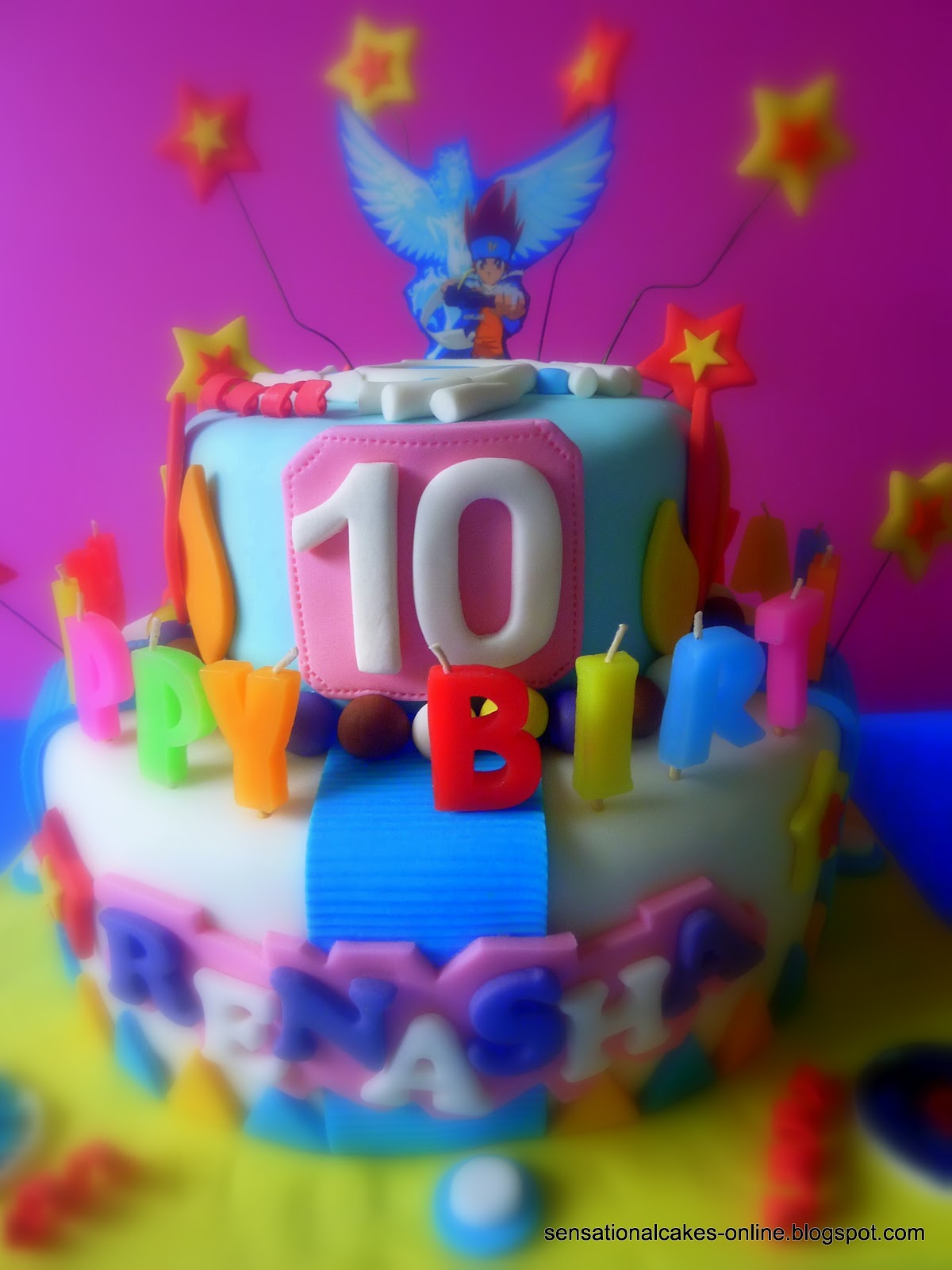 Cake Inspiration: NEW Beyblade Cake Singapore , 3D 2 Tier ( Beyblade ...