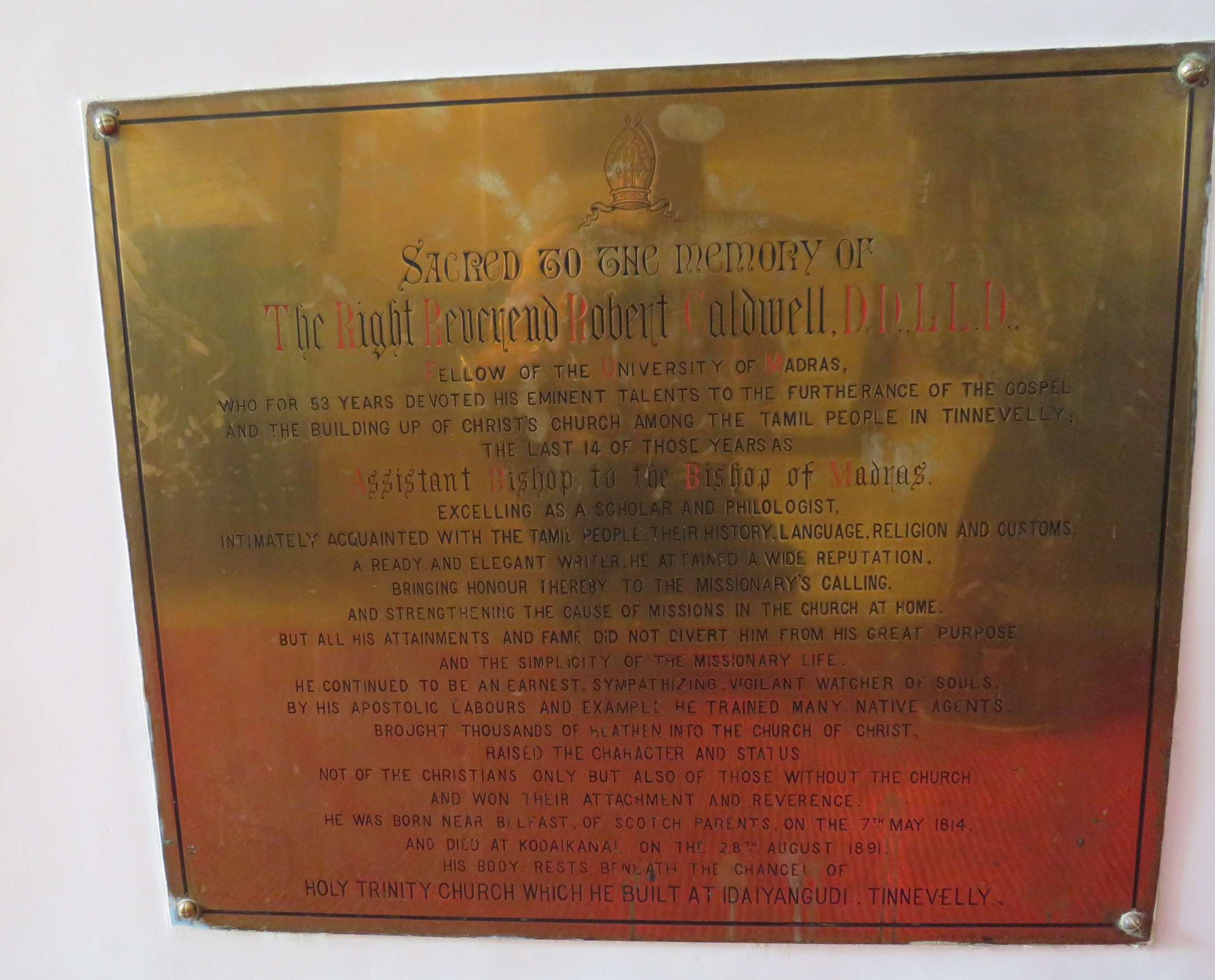 The Iconic St George's Cathedral in Chennai