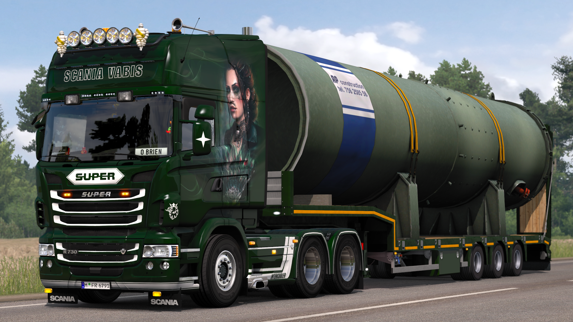 Scania R V8 (Two Variants)Open Pipe Sound V12 - Euro Truck Simulator 2 ...